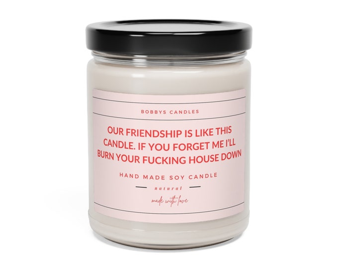 Friendship Candle, Best Friend Gift, Friendship Gift, Friend Gift, Our ...