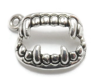 Silver vampire teeth | Etsy