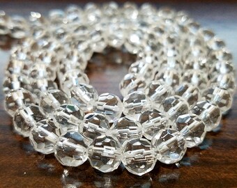 Clear Glass Beads - Etsy