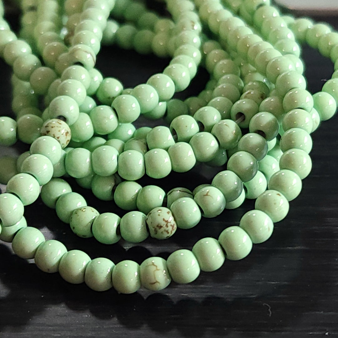 4MM Mint Green Howlite Beads Strand of 100 Beads - Etsy