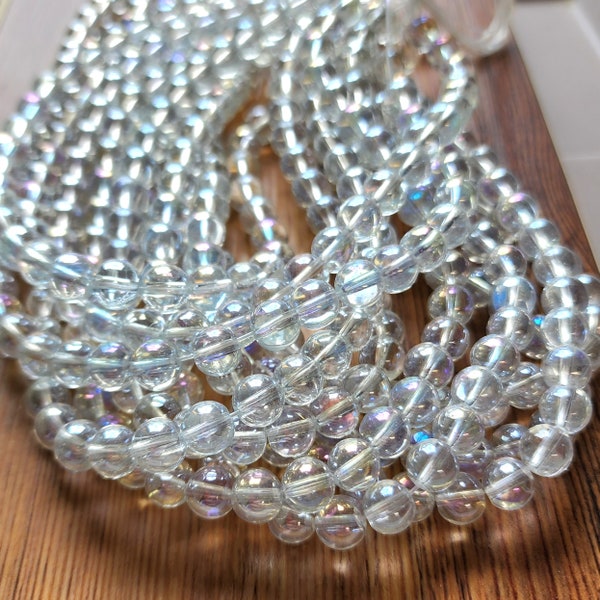 Clear Glass Beads - Etsy
