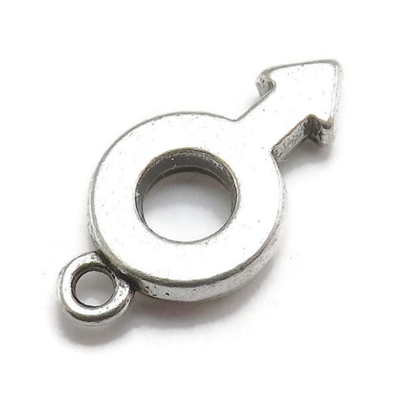 8 Male Symbol Charms Antique Silver Tone Metal Gender - Etsy
