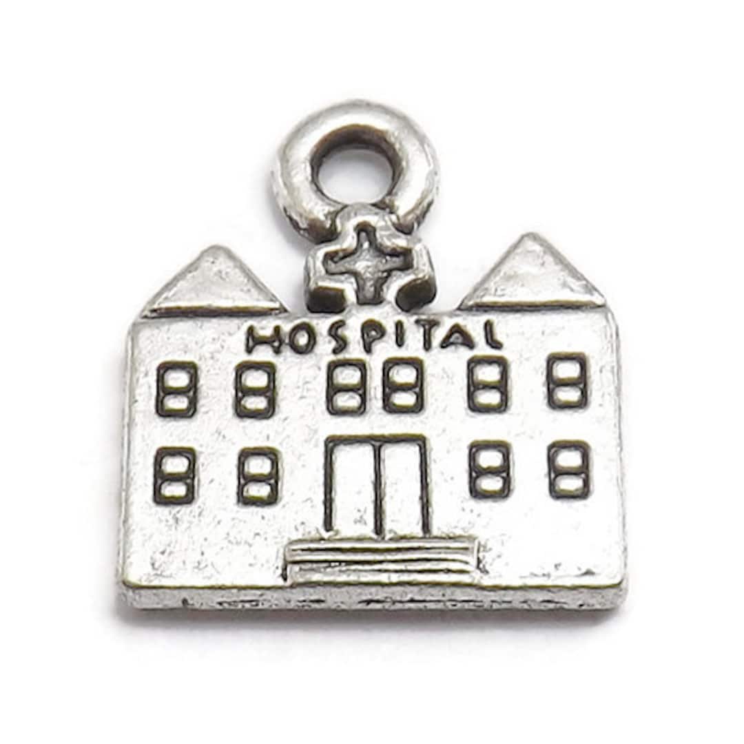 6 Hospital Charms Silver Tone Metal Nurse Doctor s374-cnt - Etsy