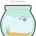 My Fish Bowl | Cut and Paste Activity | Coloring - Etsy