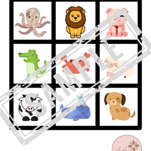 Children's Animal BINGO Game - Etsy