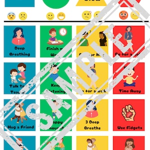 Zones of Emotional Regulation Coping Skills and Strategies Feelings ...