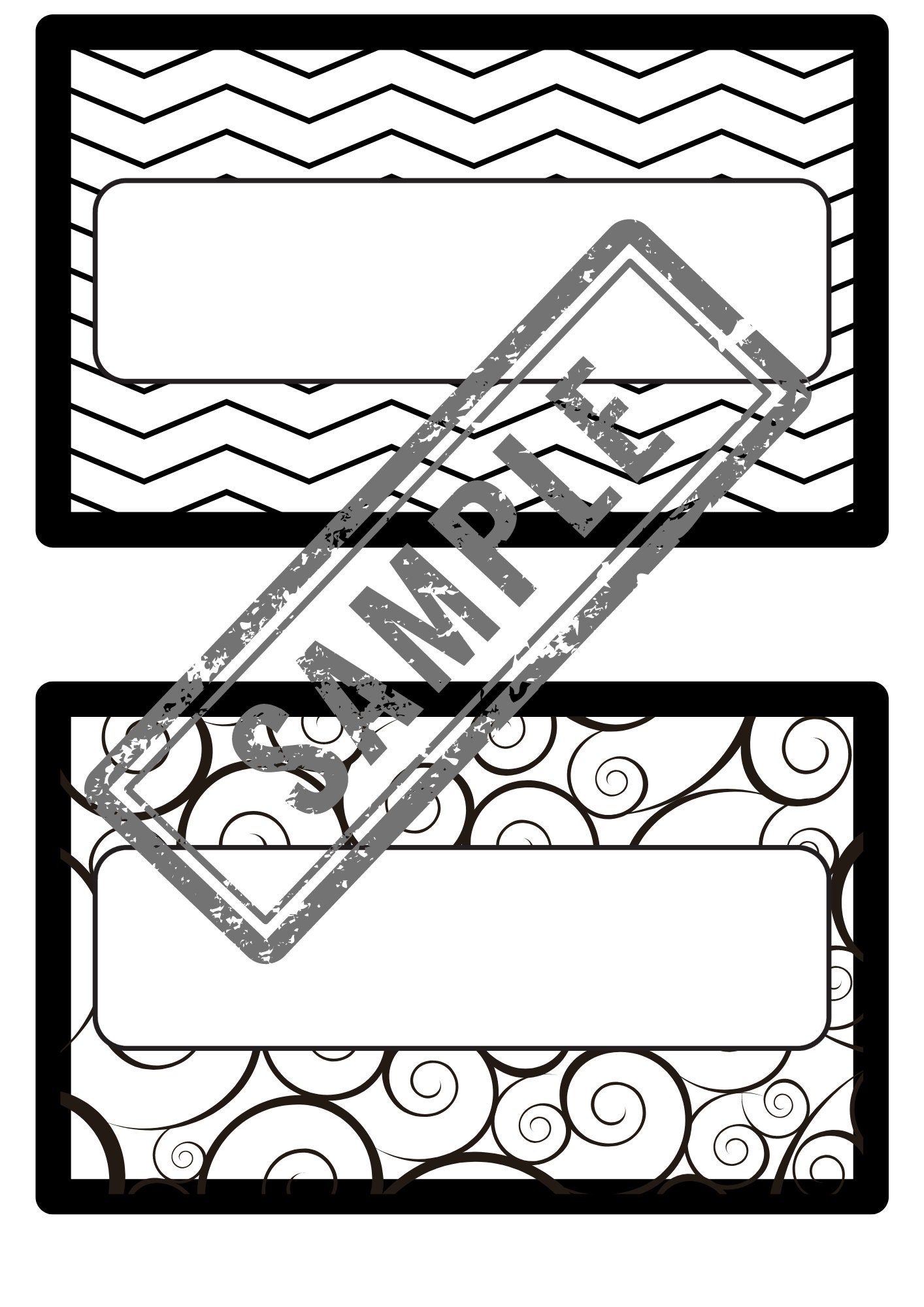 Color-your-own Name Plates | Classroom and Cubby Labels - Etsy