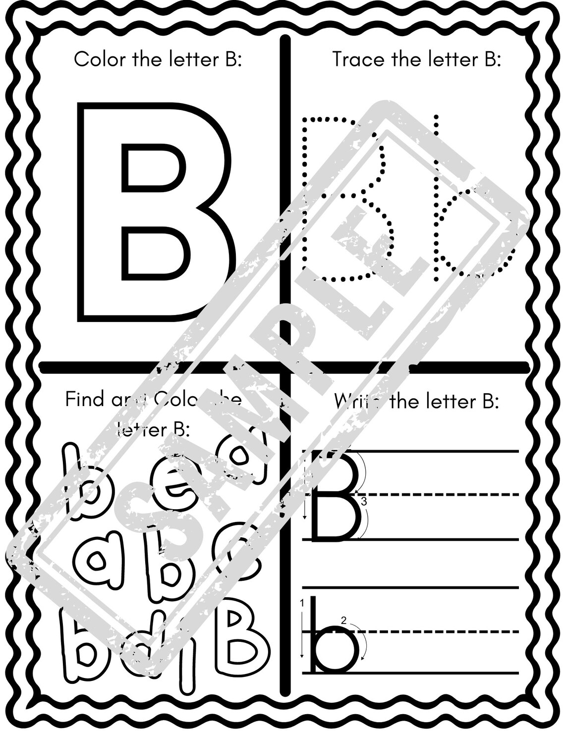 Letter of the Week | Alphabet Writing A to Z - Etsy