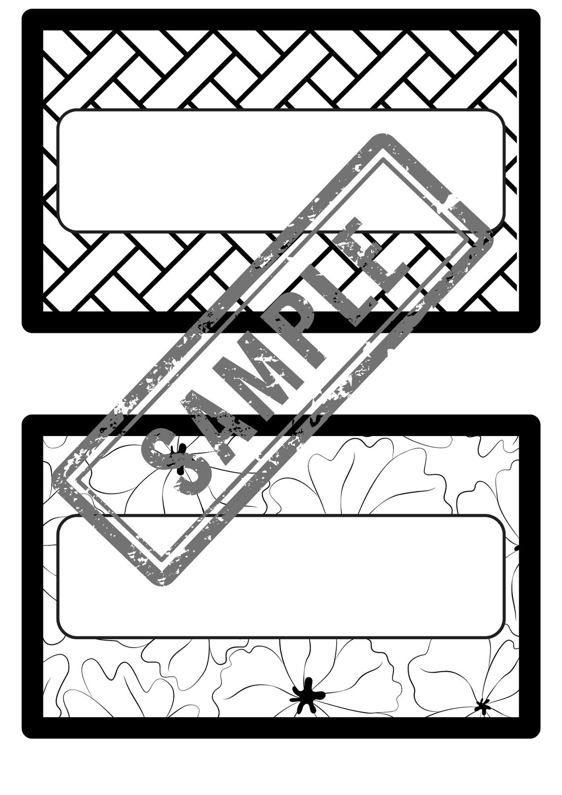 Color-your-own Name Plates | Classroom and Cubby Labels - Etsy