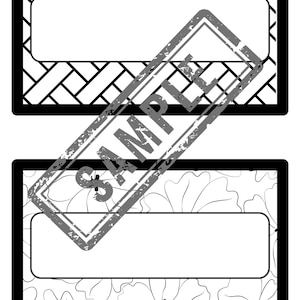 Color-your-own Name Plates | Classroom and Cubby Labels - Etsy