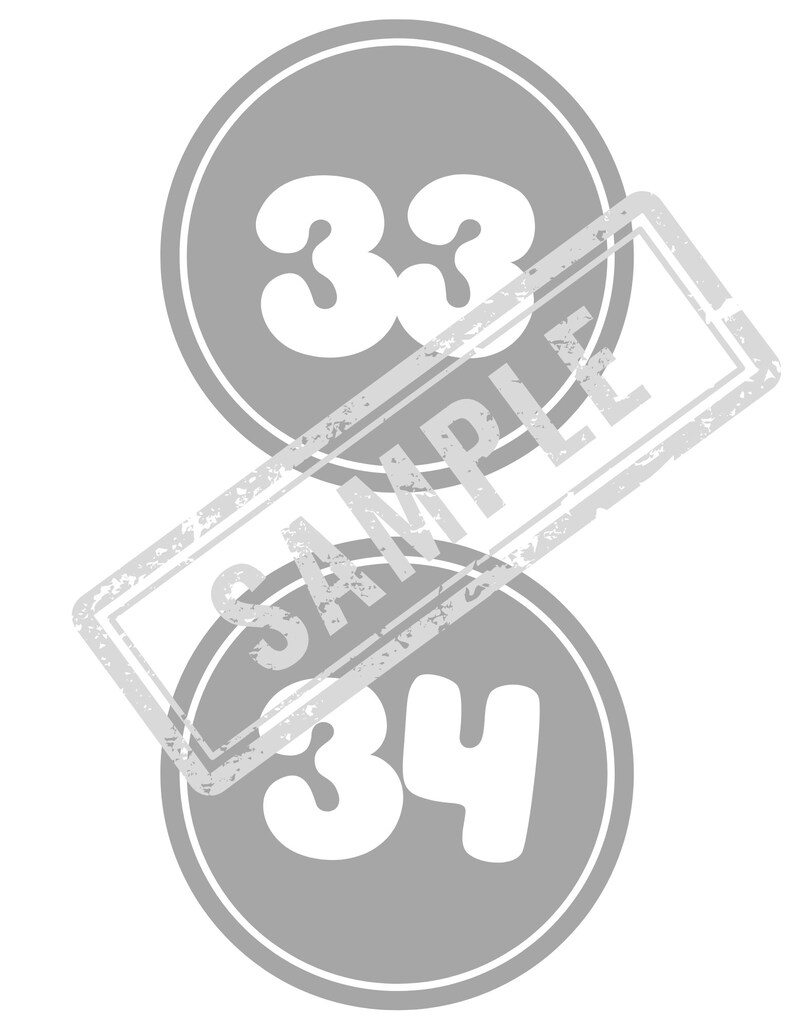 Round NUMBER LABELS for Classroom 1 to 40 4 Color Variations - Etsy