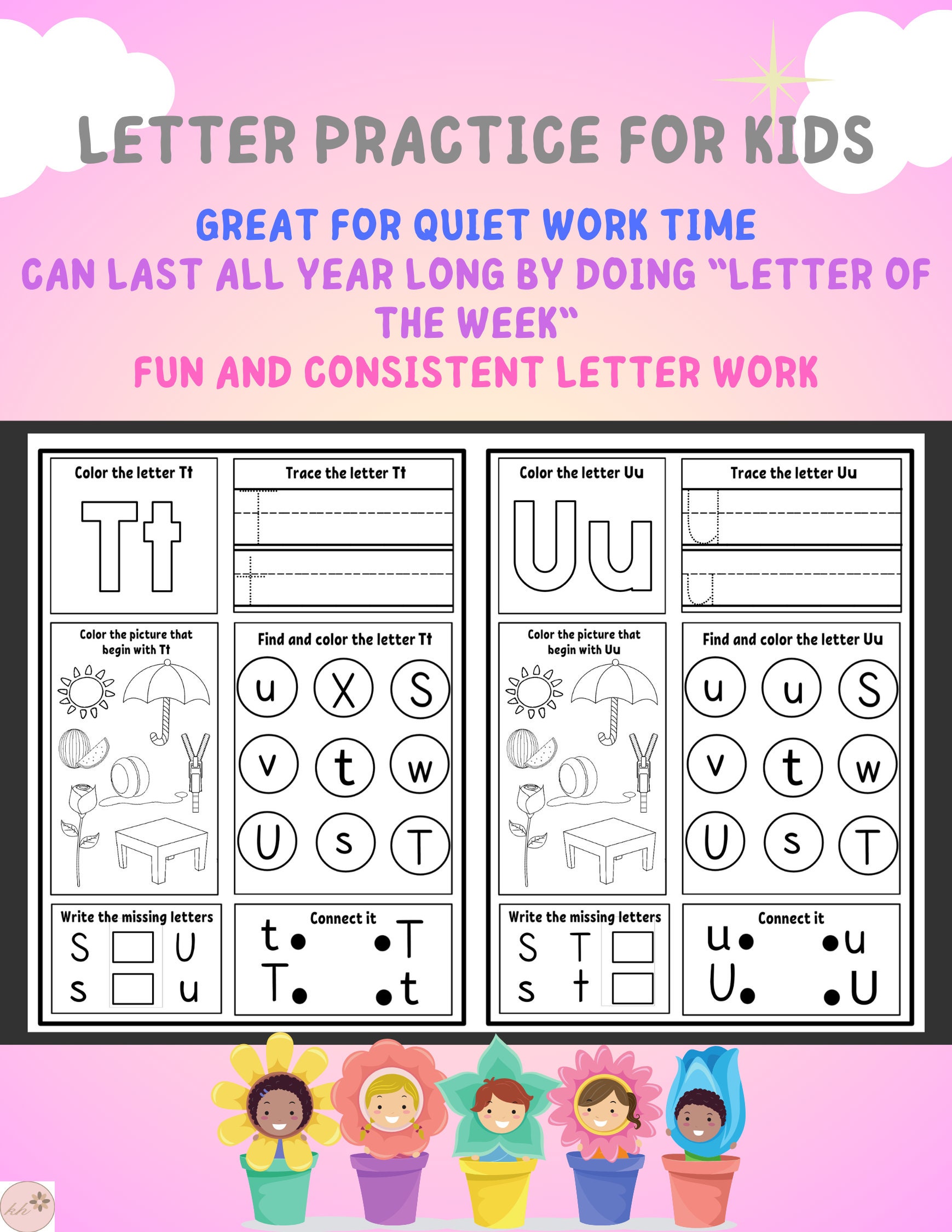 Alphabet Activities and Worksheets A-Z Letter of the Week | Letter ...