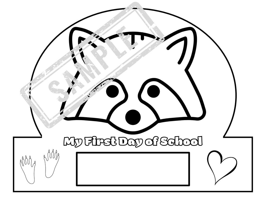 Brave Raccoon Headband | Perfect for the First Day of School | the ...