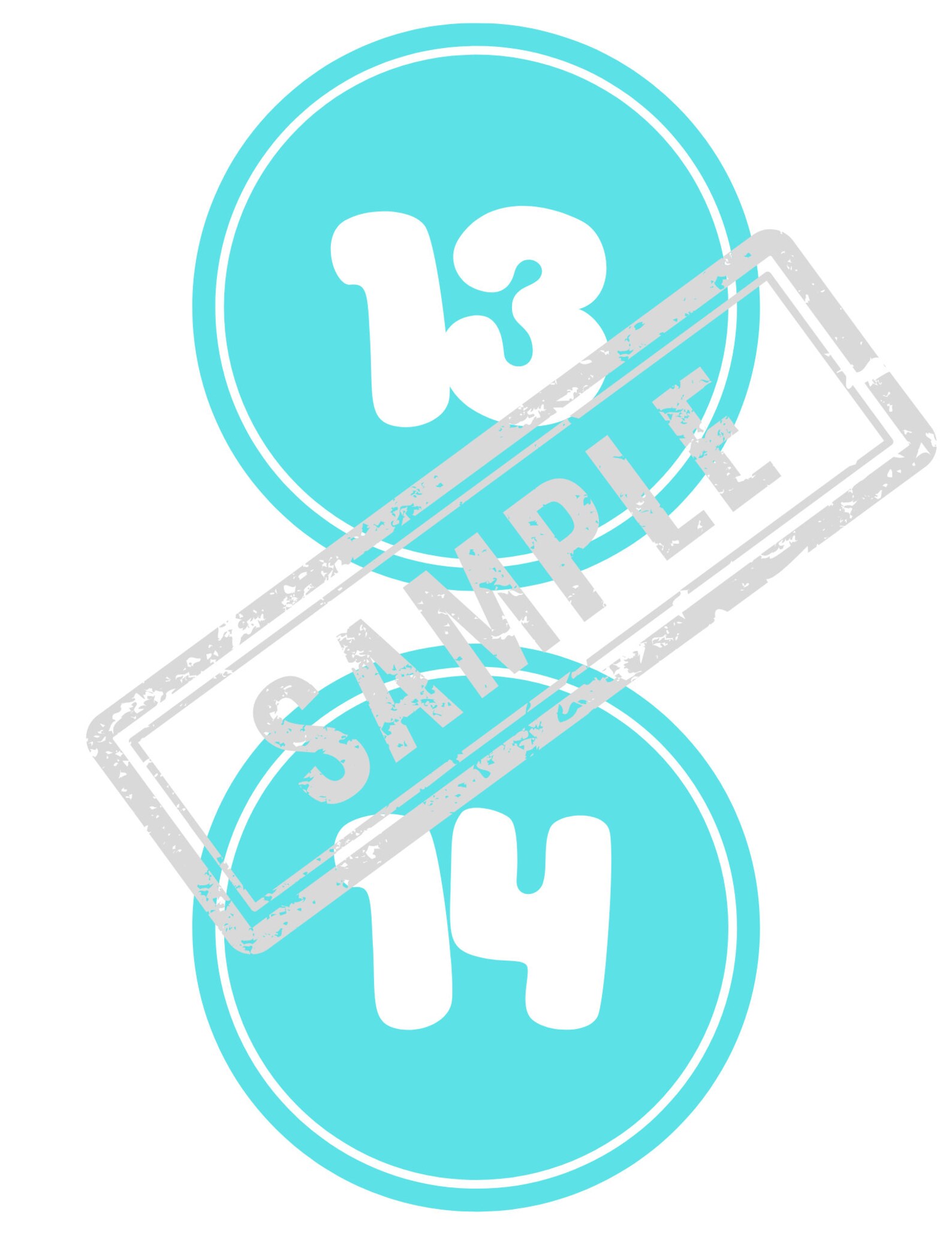 Round NUMBER LABELS for Classroom # 1 to 40 | 4 Color Variations - Etsy