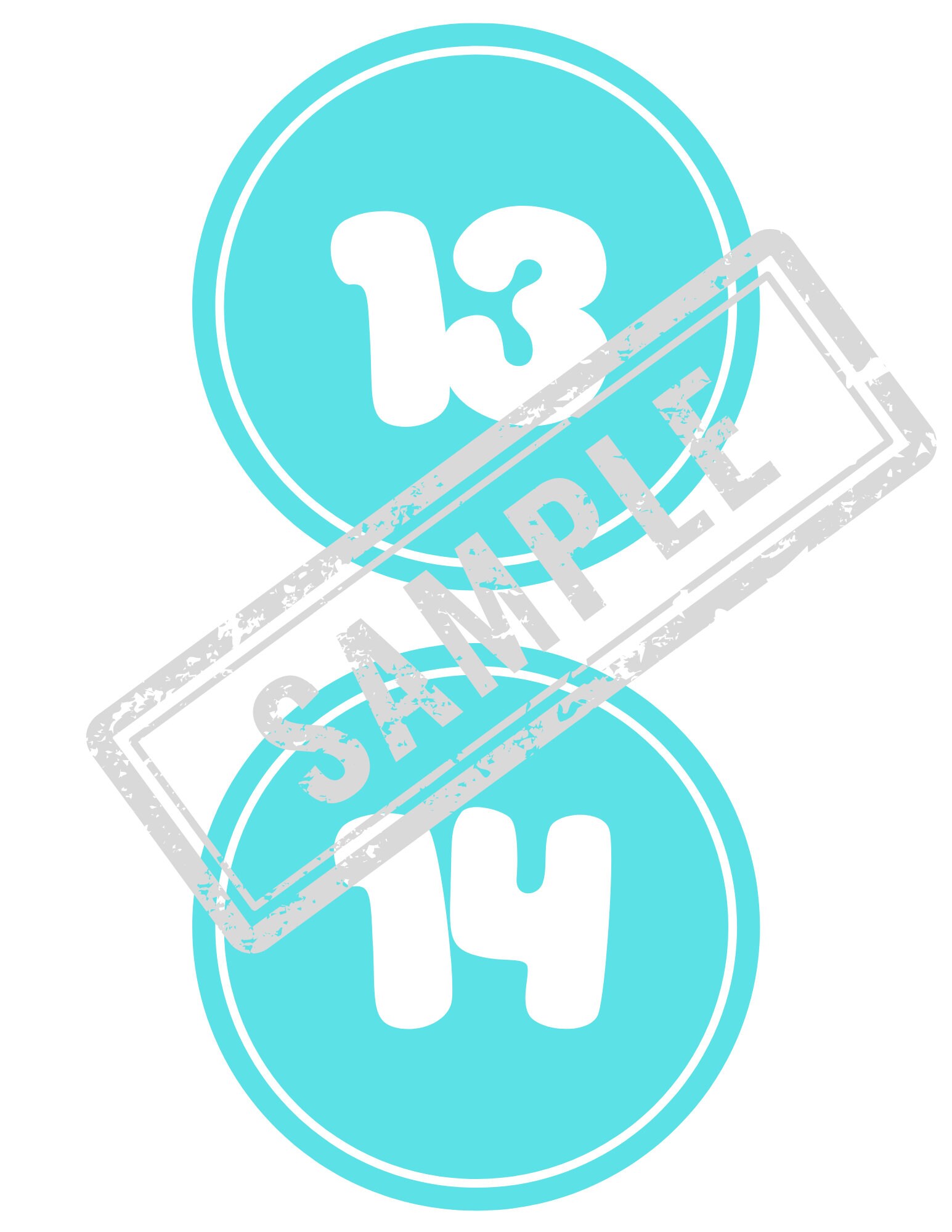 Round NUMBER LABELS for Classroom # 1 to 40 | 4 Color Variations - Etsy