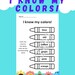 I Know My Colors Worksheet | Color Recognition and Early Reading ...