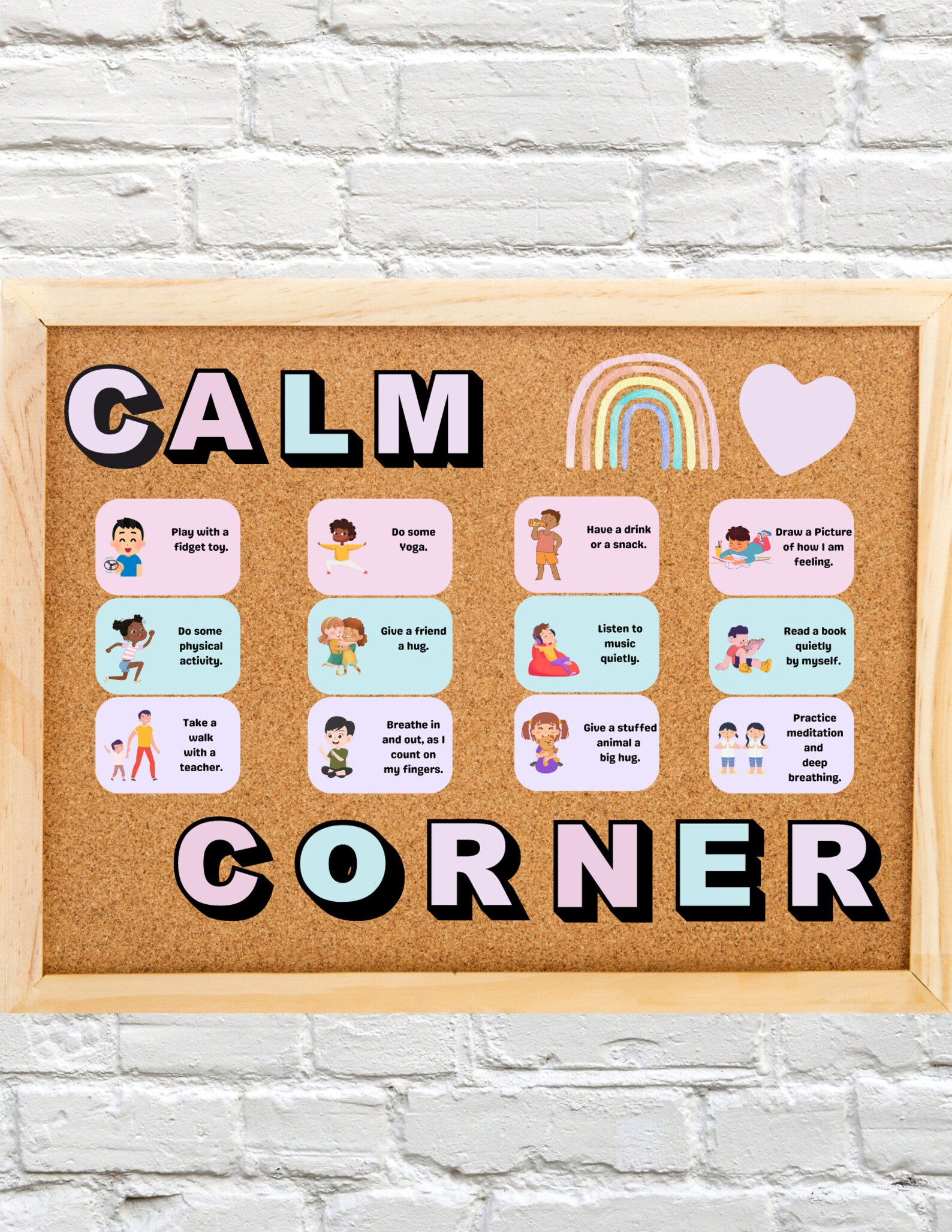 Calm Corner | Tools for Emotional Regulation - Etsy