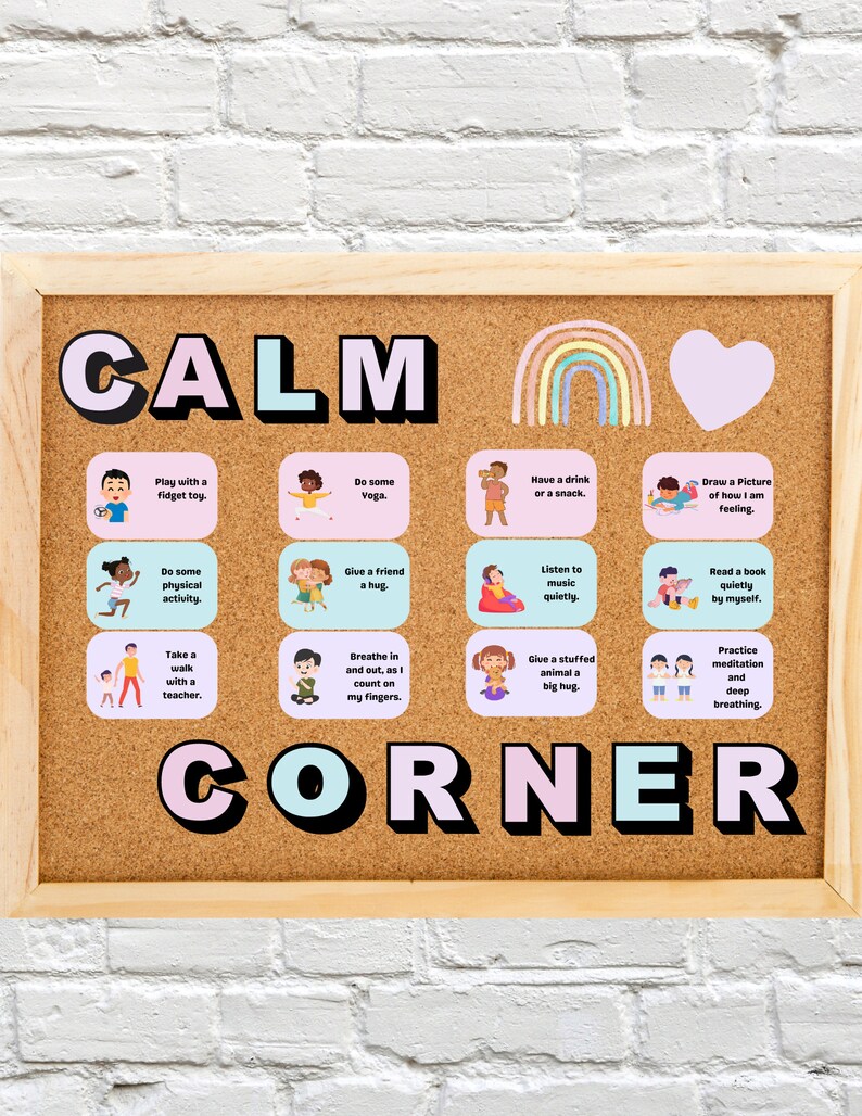 Calm Corner Tools for Emotional Regulation - Etsy