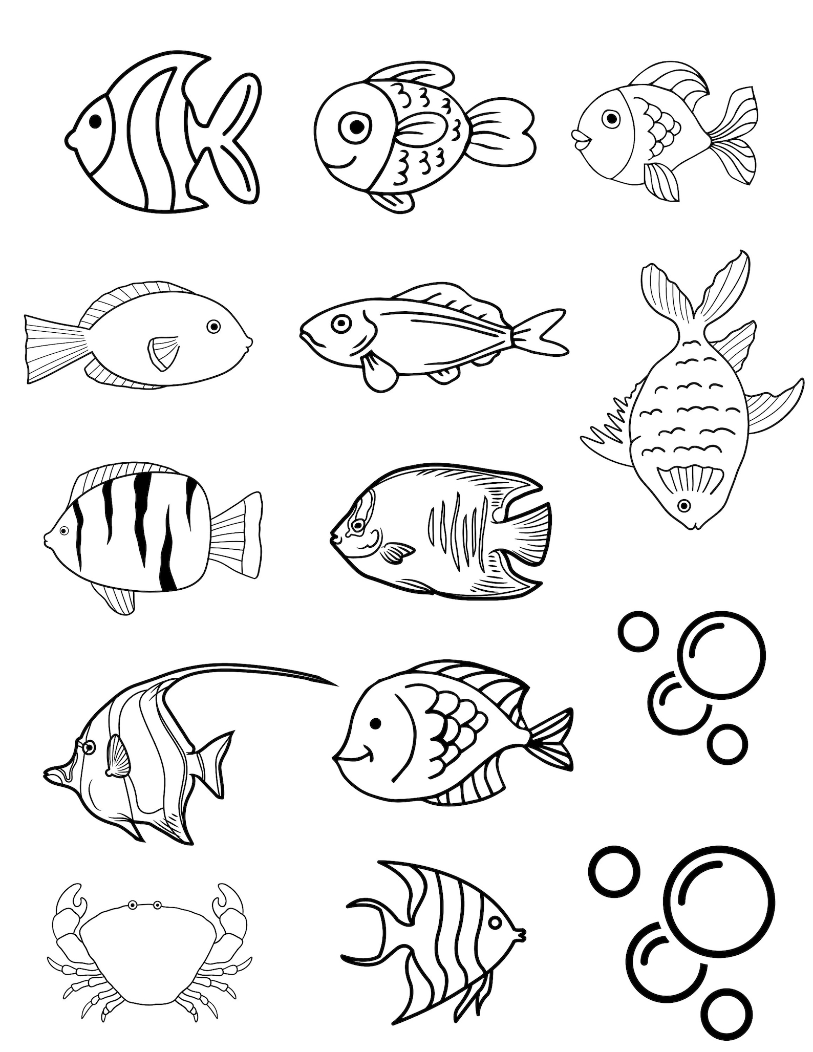 My Fish Bowl | Cut and Paste Activity | Coloring - Etsy