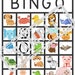 Children's Animal BINGO Game - Etsy