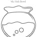 My Fish Bowl | Cut and Paste Activity | Coloring - Etsy