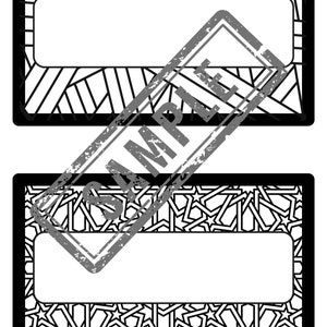 Color-your-own Name Plates | Classroom and Cubby Labels - Etsy