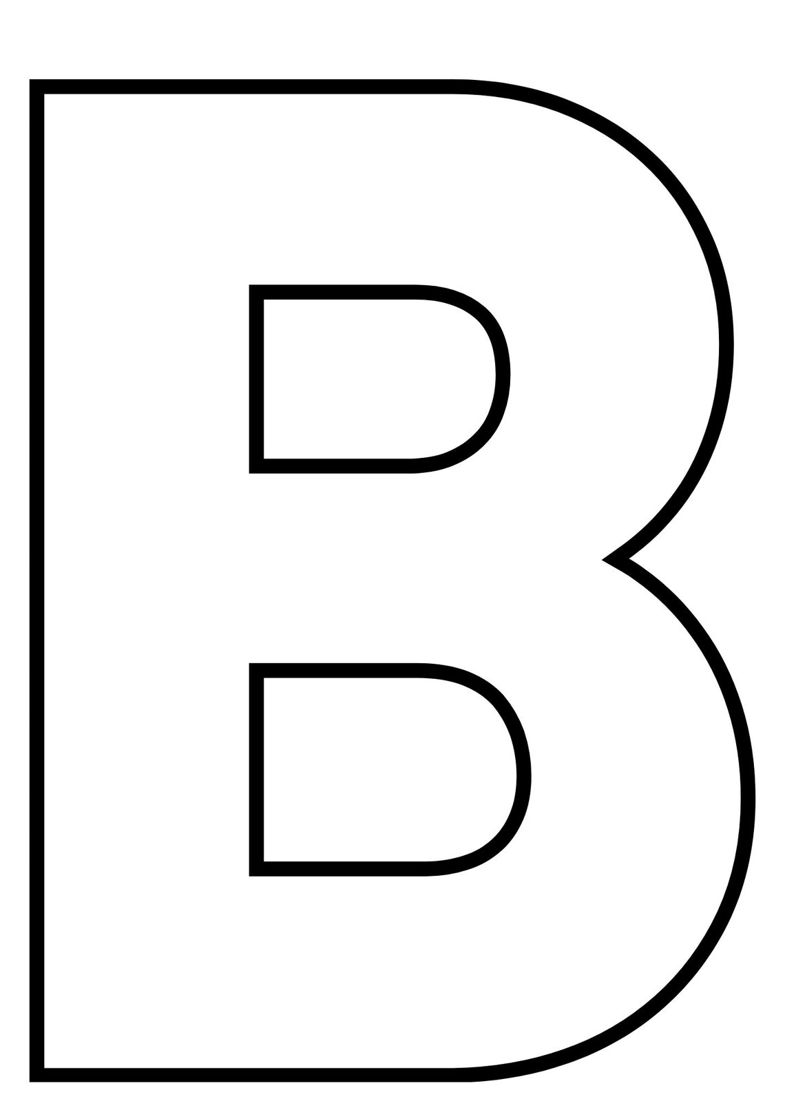 Capital Letter Outlines for Alphabet Craft Templates - Etsy