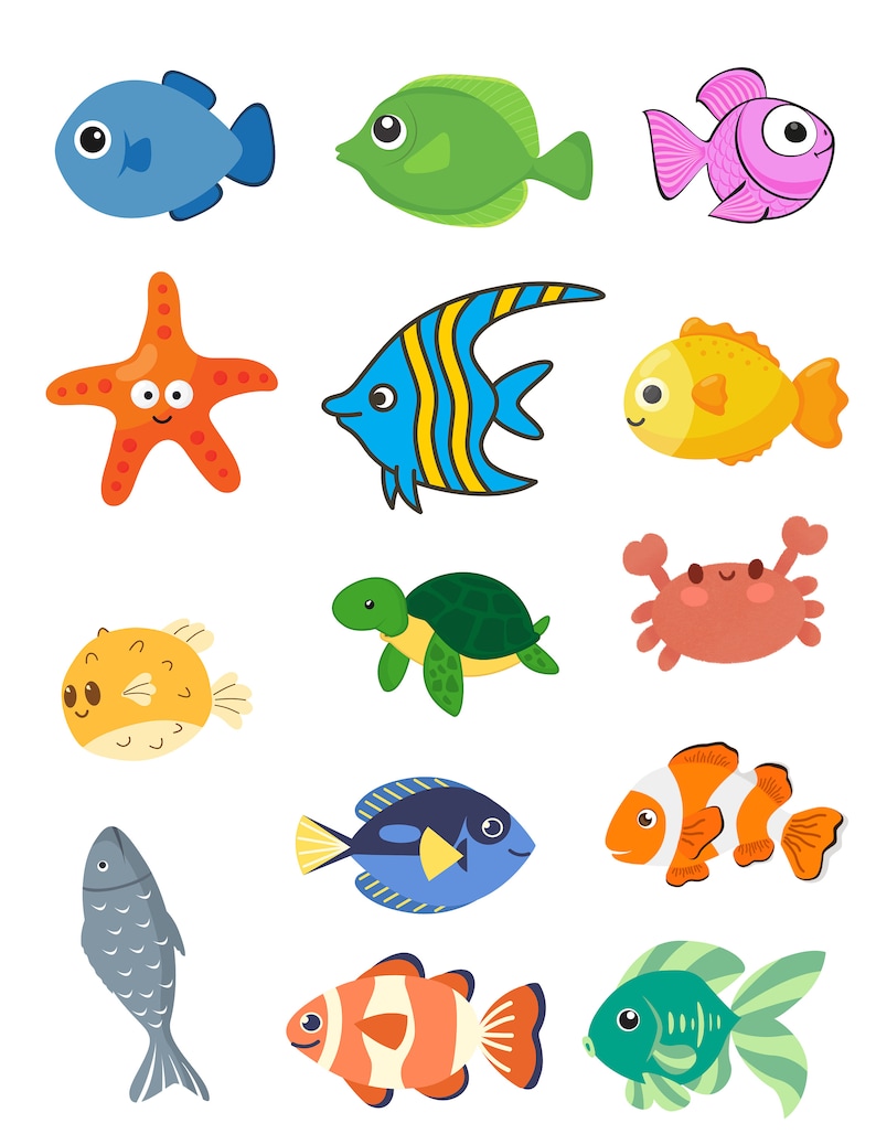 My Fish Bowl | Cut and Paste Activity | Coloring - Etsy