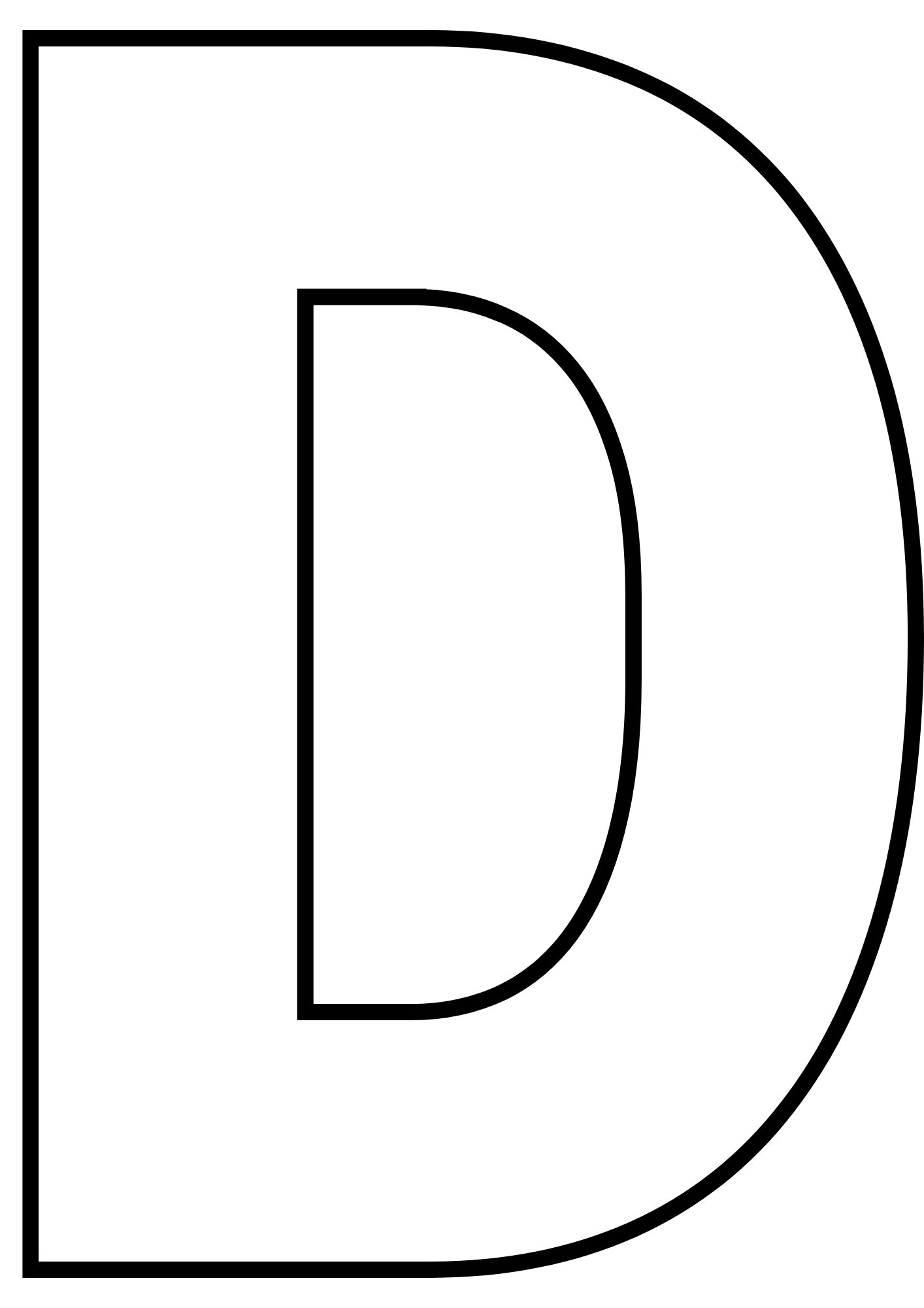 Capital Letter Outlines for Alphabet Craft Templates - Etsy