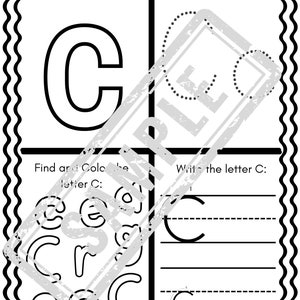 Letter of the Week | Alphabet Writing A to Z - Etsy