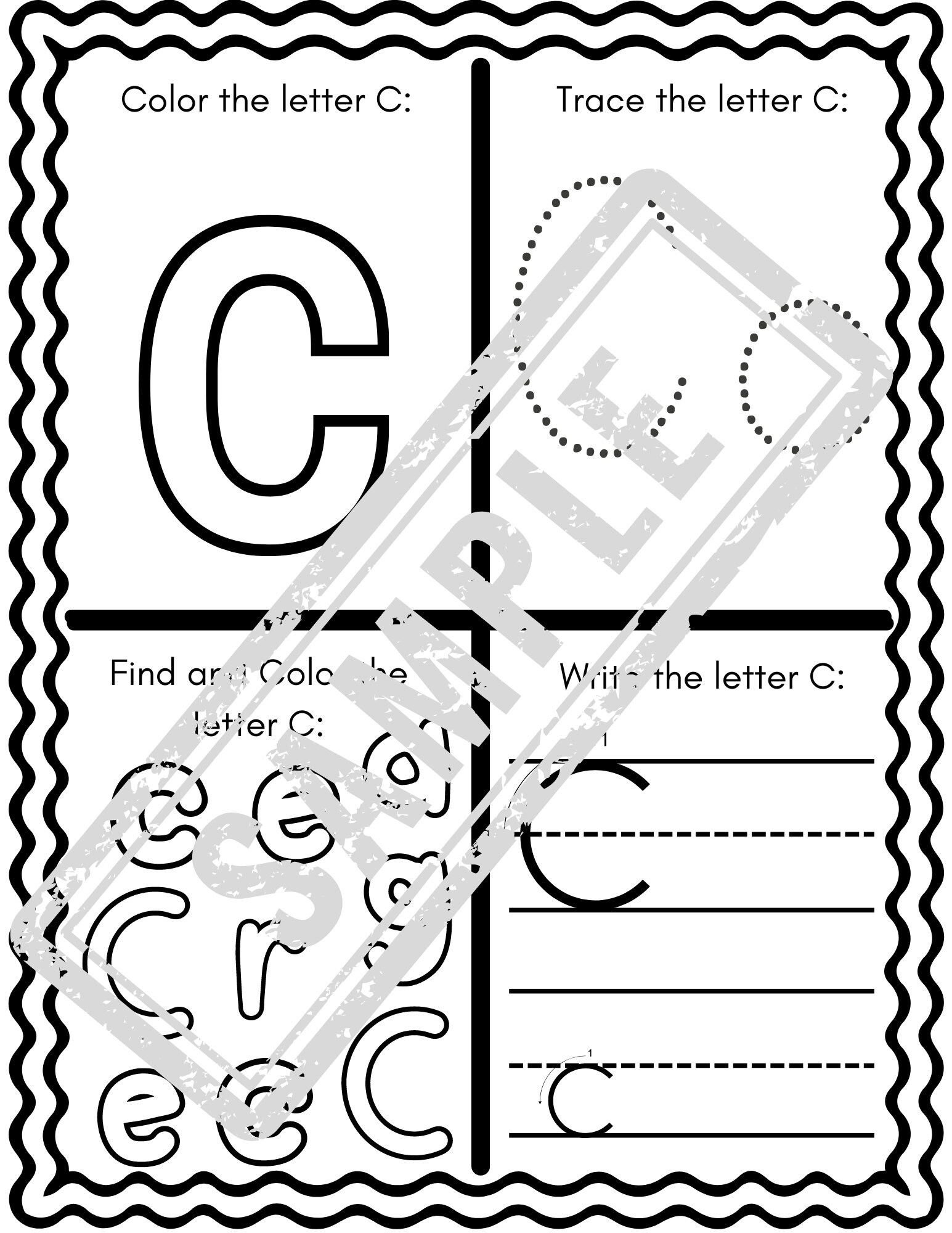 Letter of the Week | Alphabet Writing A to Z - Etsy