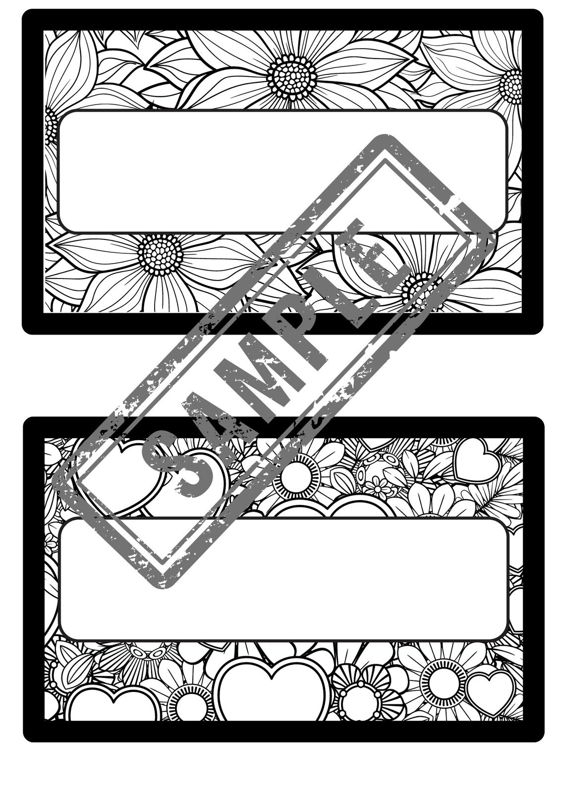 Color-your-own Name Plates | Classroom and Cubby Labels - Etsy