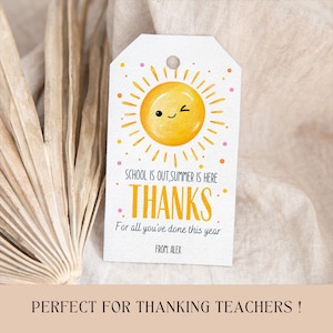 Have a Great Summer Gift Tag Template, Printable Gift Tags, Editable ...