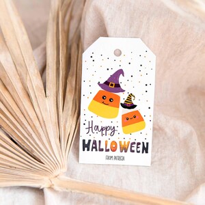 Happy Halloween Gift Tags, Trick or Treat Favor Tags, Halloween ...