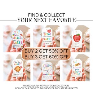 Printable First Day Cookie Chip Back to School Gift Tag, You Are One ...