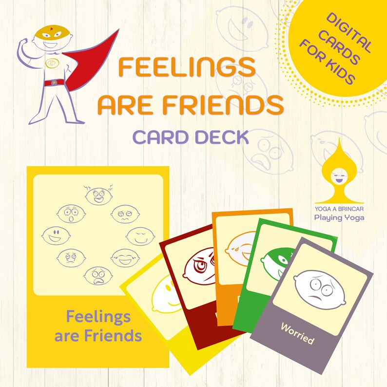 Feelings Are Friends Digital Card Deck Social Emotional Learning Games ...