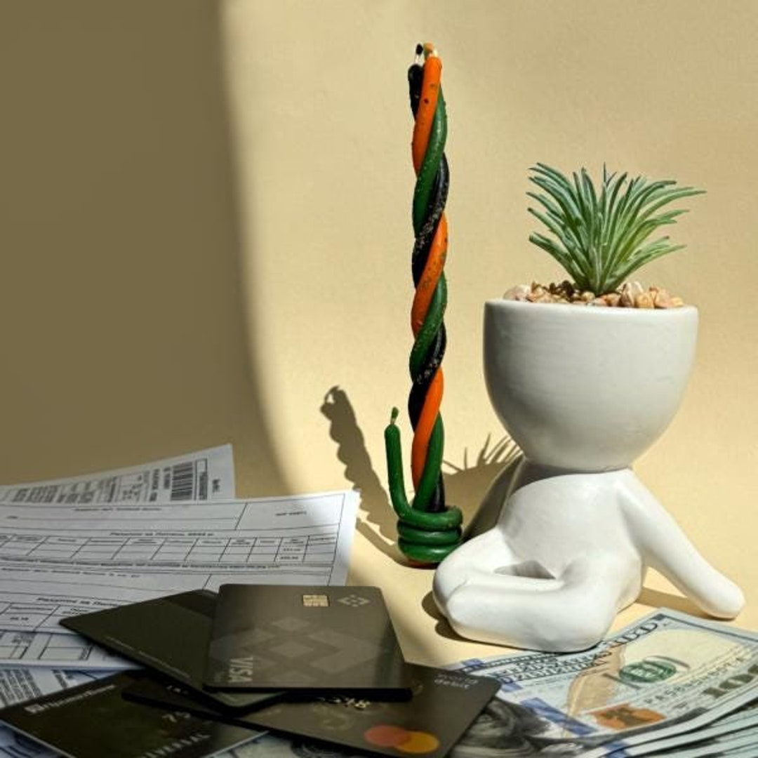 Debt Relief Candle for Financial Burdens, Energy Candle, Resolve Debt ...