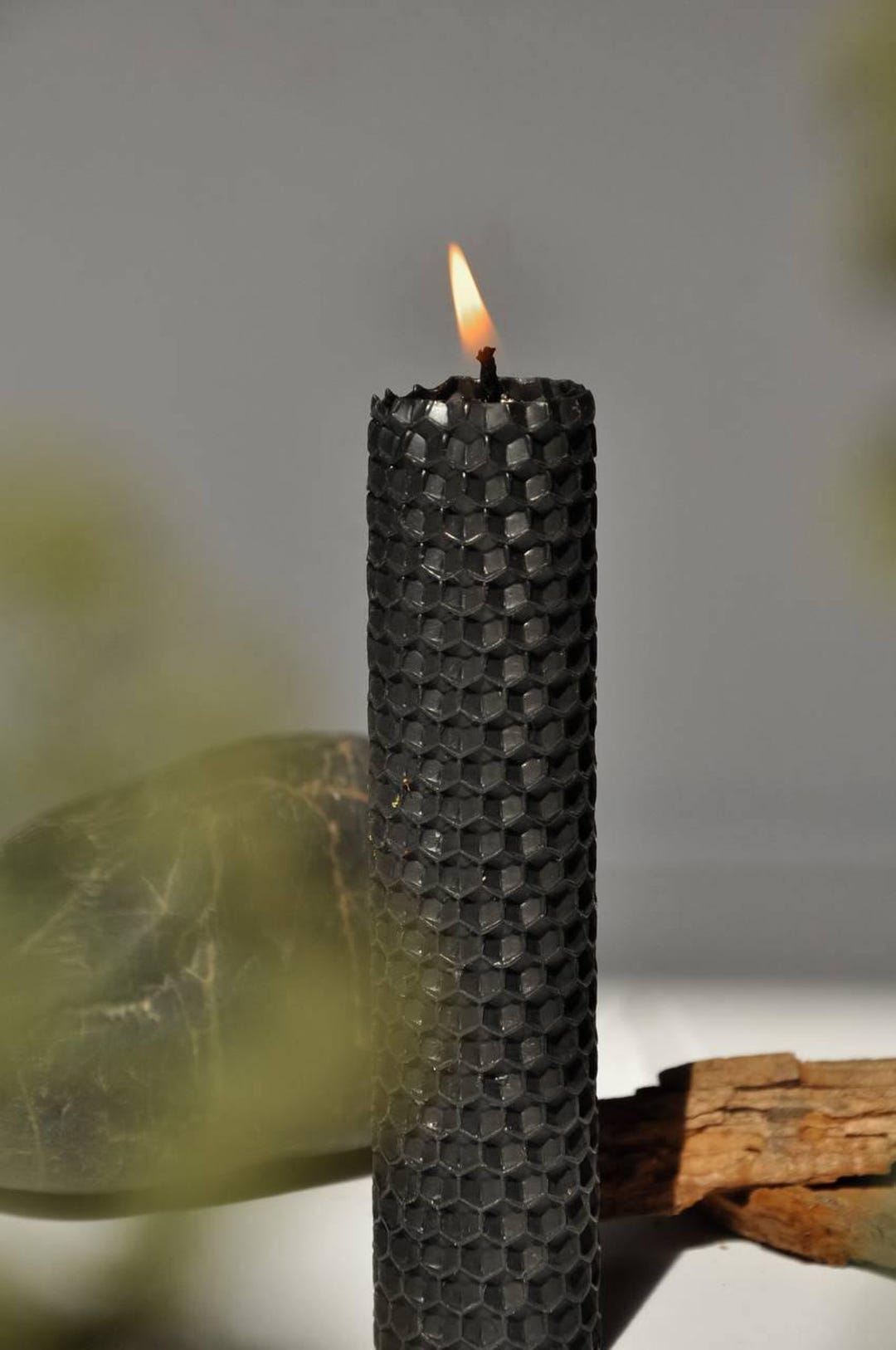 Black Purifying Candle for Cleansing Space, Neutralizing Negative ...