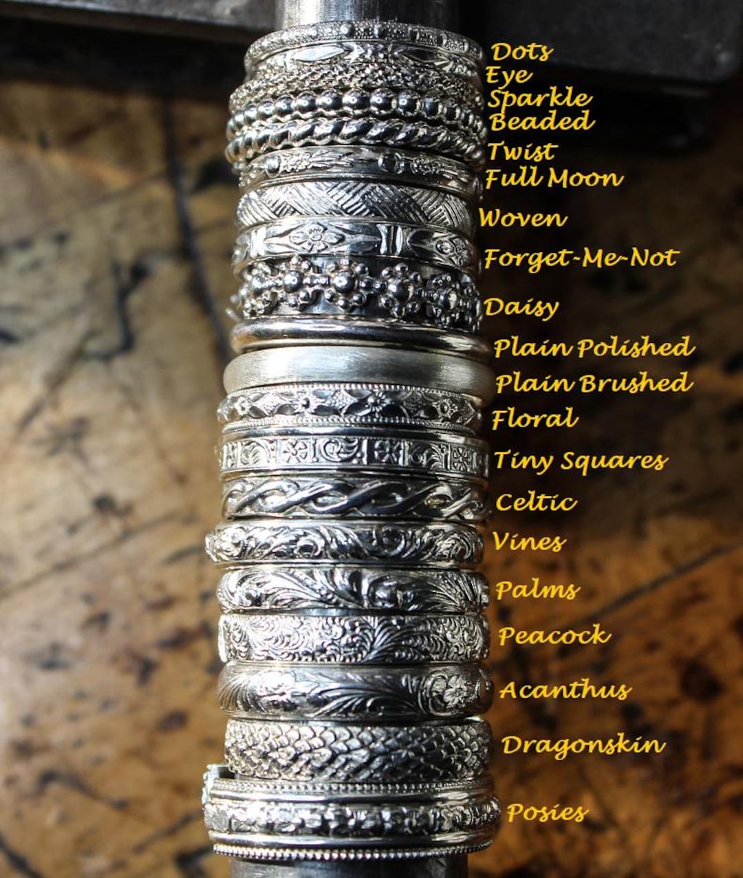 Sterling Silver Stacking Ring * Stackable Band * Solid Sterling* Choose ...