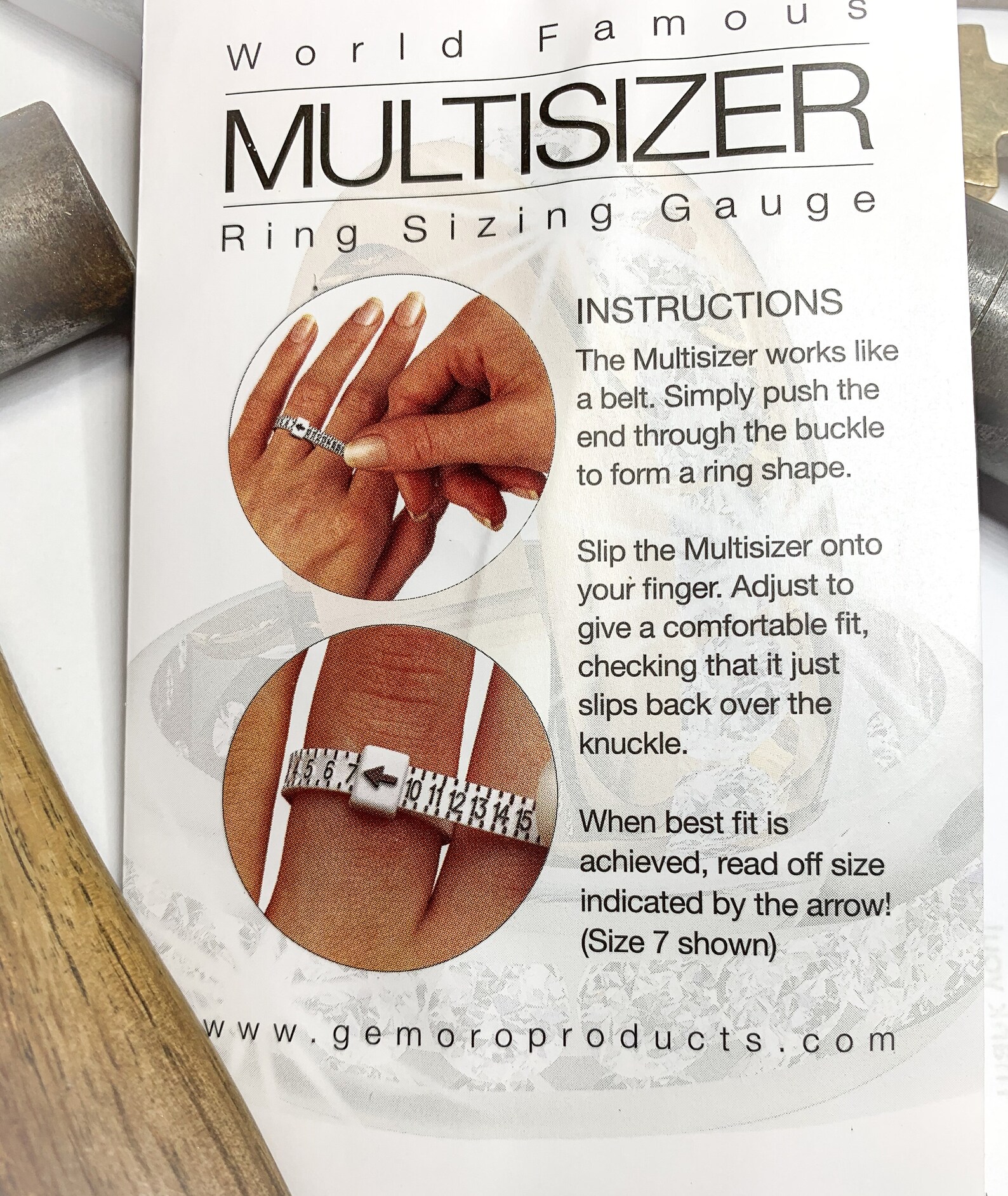 Ring SIZER All Purpose REUSABLE Plastic Ring Sizer | Etsy