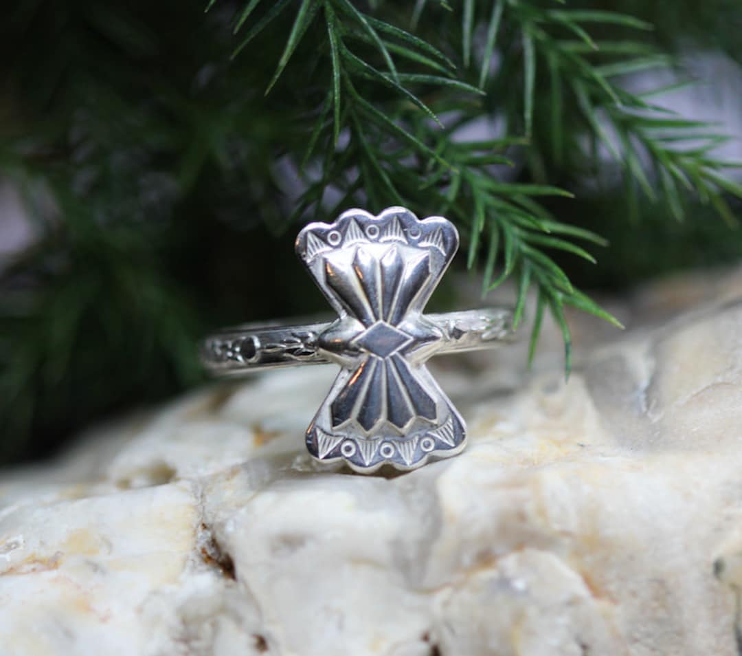 Butterfly Concho Ring* Solid Sterling Silver * Southwestern Style * Any ...