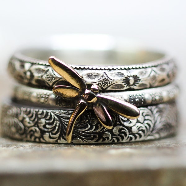 Dragonfly Ring - Etsy