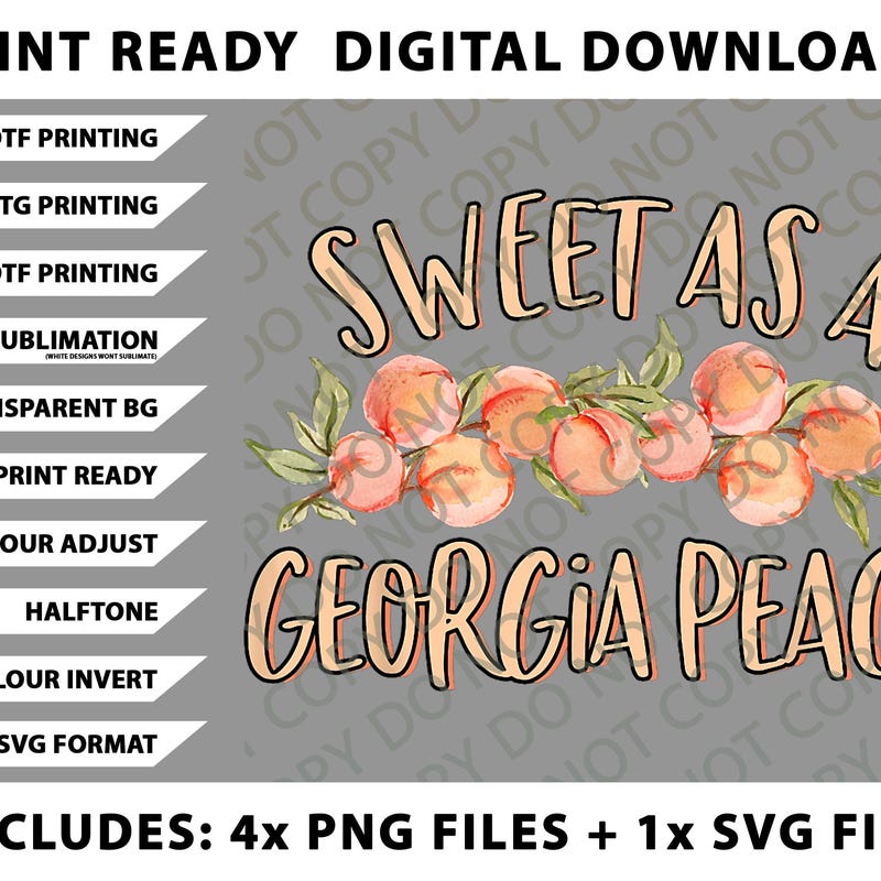 Georgia Peach Svg - Etsy