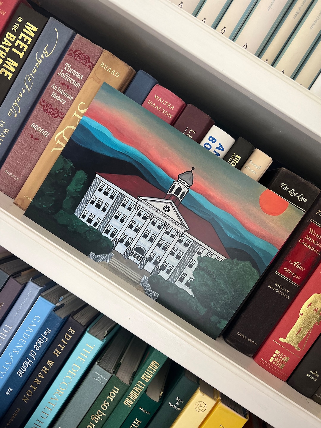 Wilson Hall-jmu Campus...8x12 Photo Tile Print of Original Painting by ...