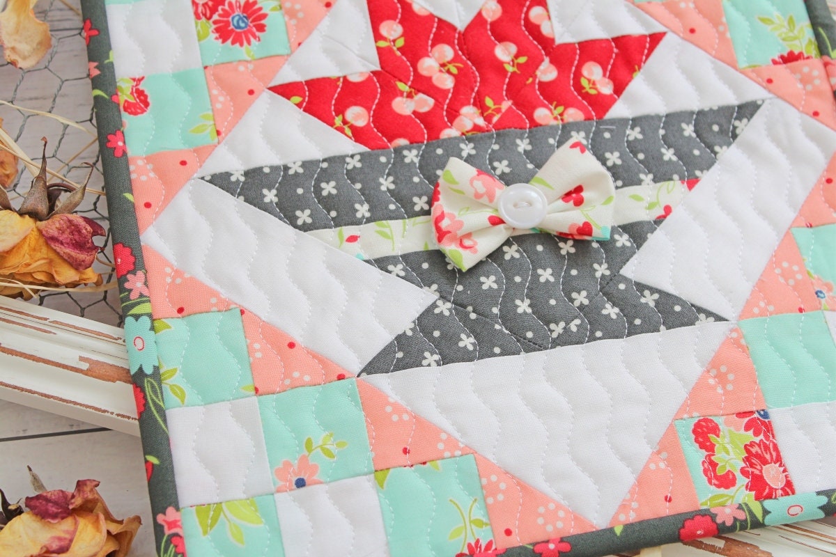 Flower Basket Mini Quilt PDF Pattern - Etsy