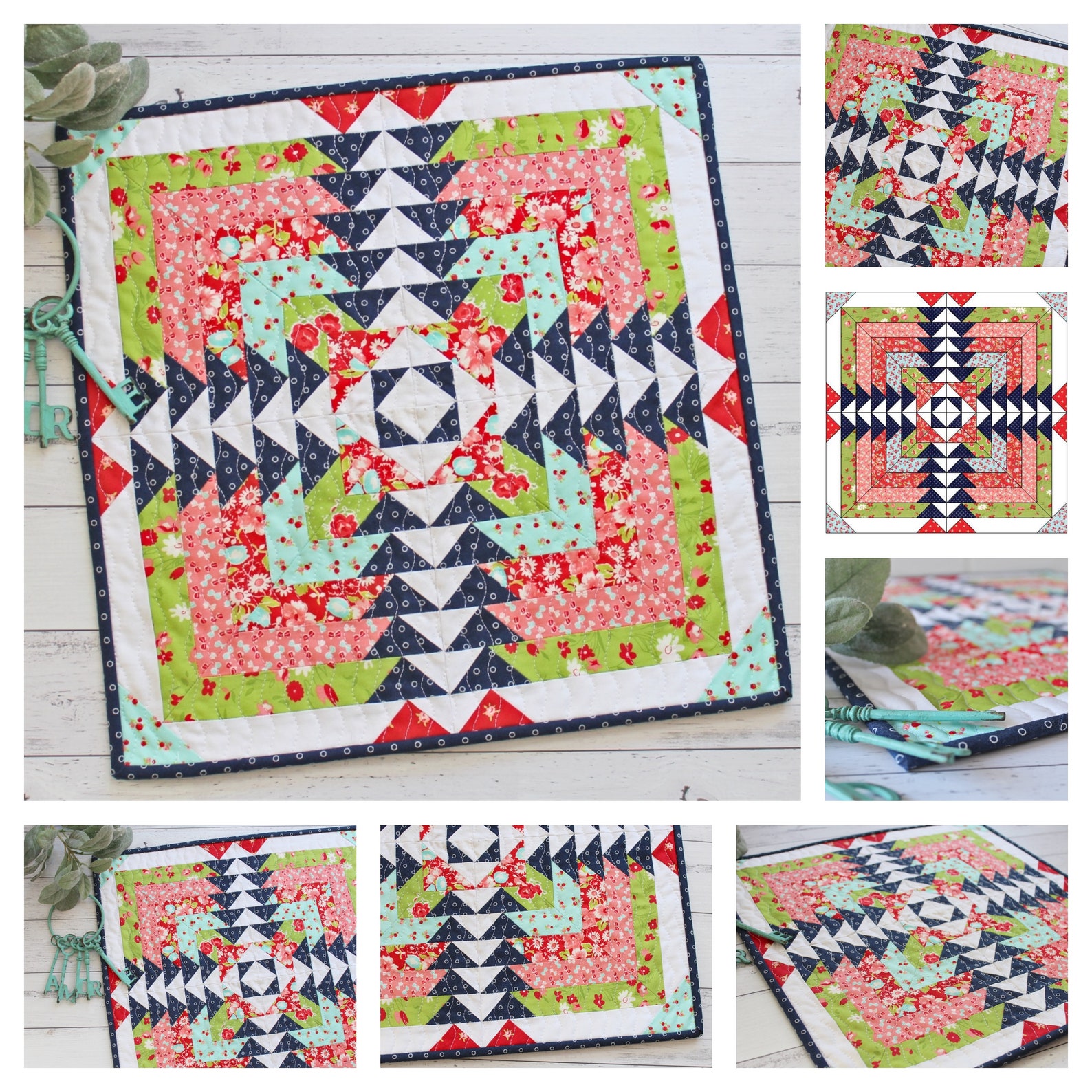 Daisy Mini Quilt PDF Pattern - Etsy