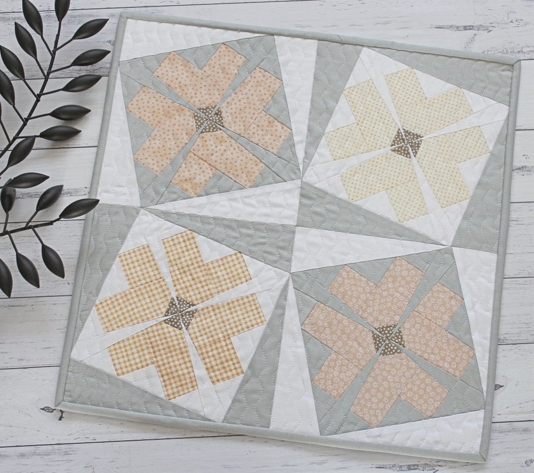 Primrose Mini Quilt - PDF Pattern - Etsy