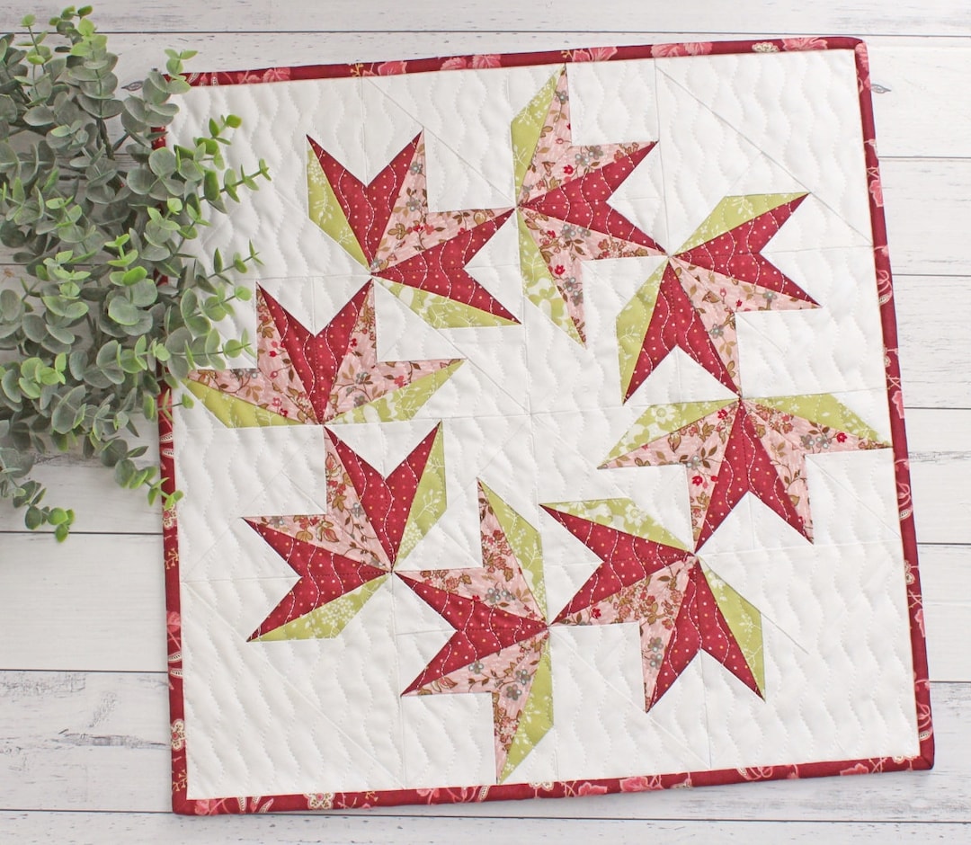 Wreath Mini Quilt - PDF Pattern - Etsy