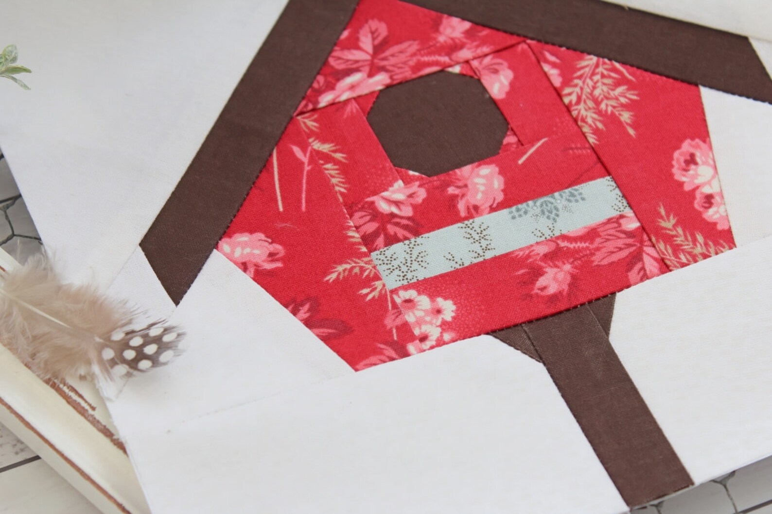 Bird House FPP Quilt Block PDF Pattern - 4 Block Sizes - Etsy