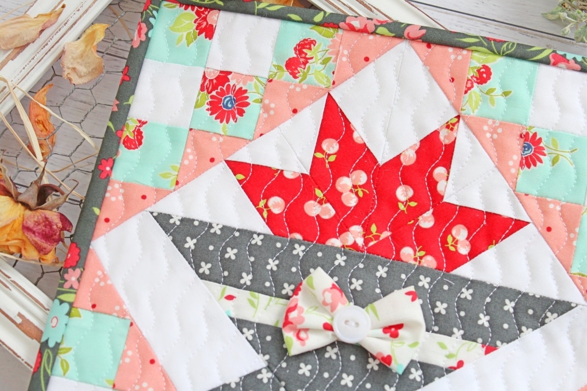 Flower Basket Mini Quilt PDF Pattern - Etsy